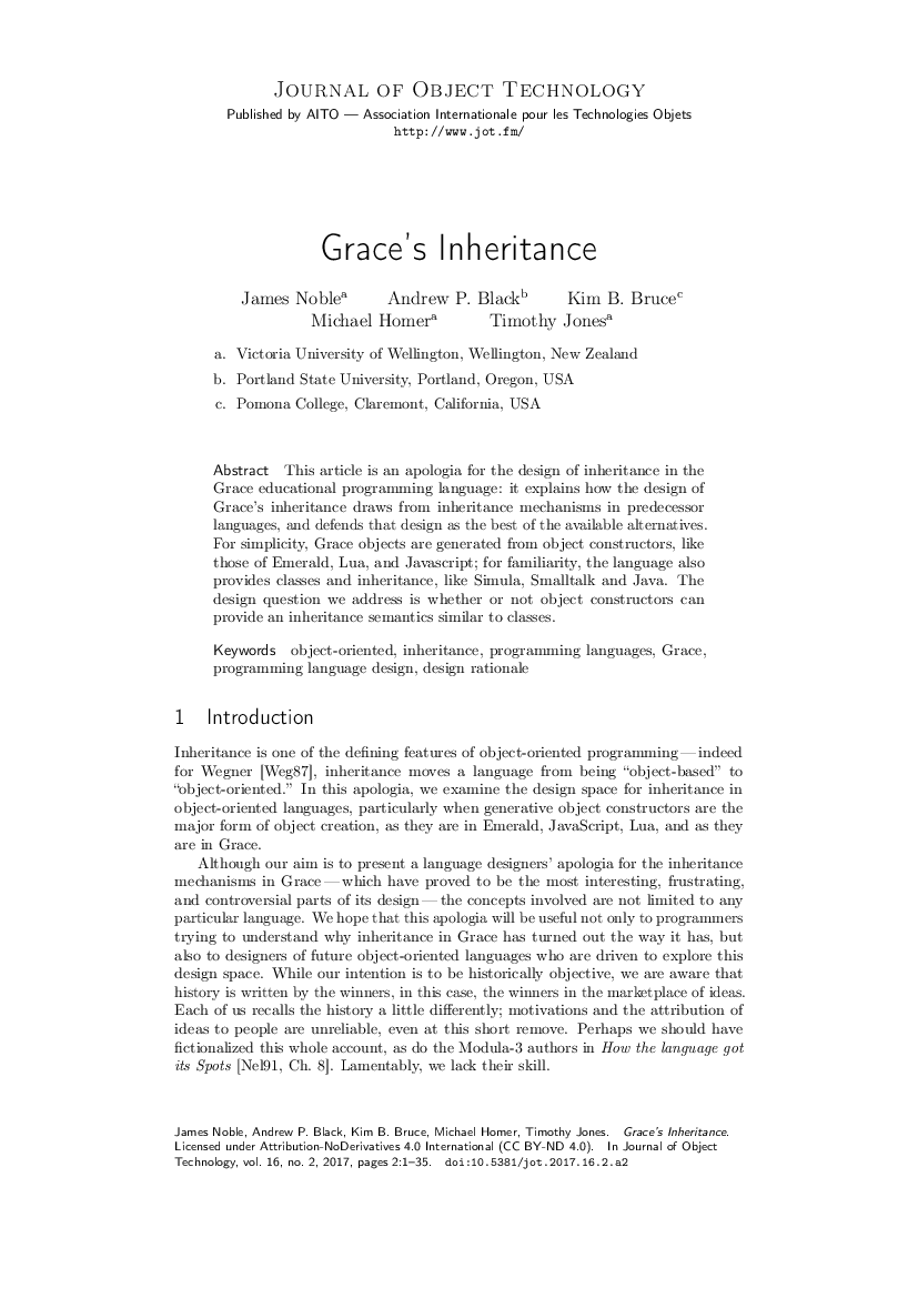 Grace's Inheritance - Michael Homer Grace's Inheritance - Michael Homer