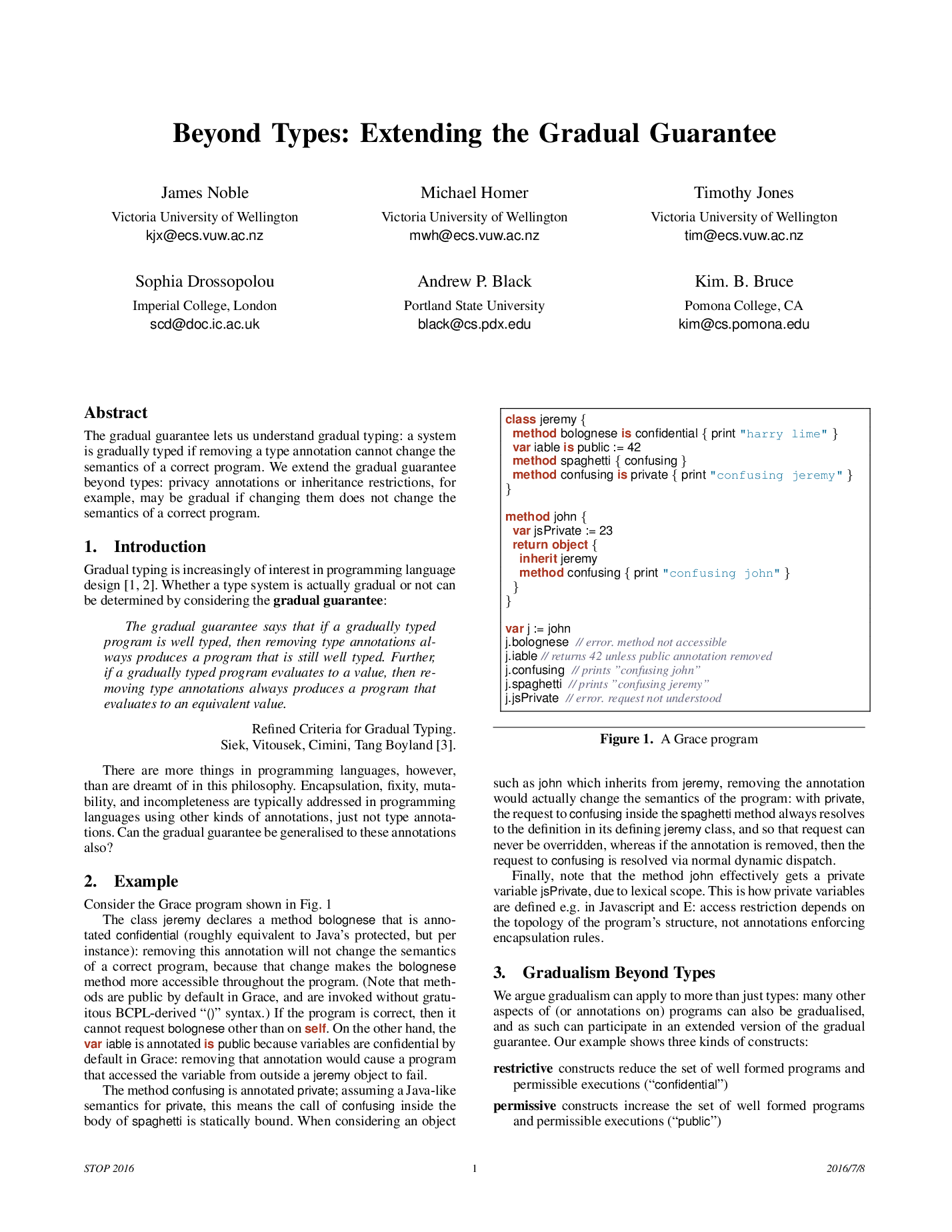 Grace - Michael Homer